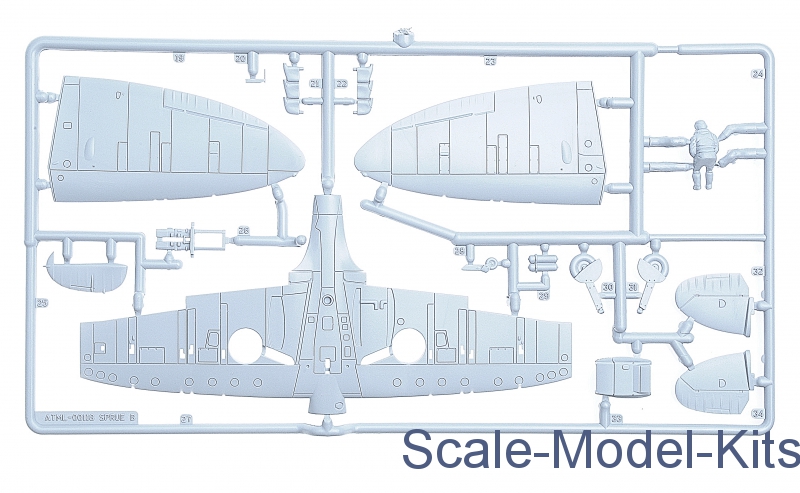 Airfix - Supermarine Spitfire MkI/IIa - plastic scale model kit in 1:72 scale (AIR02010)//Scale ...