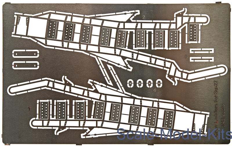 DAN Models - Crew ladders for Su-27 - plastic scale model kit in 1:48 ...