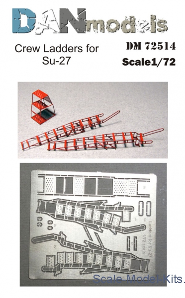 DAN Models - Crew ladders for Su-27 - plastic scale model kit in 1:72 ...