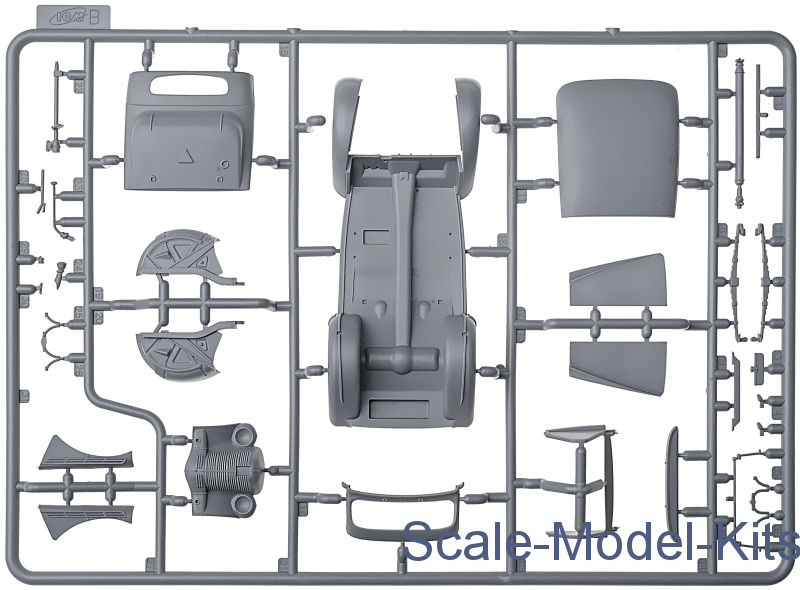 Kadett K38 Cabriolimousine, WWII German Staff Car-ICM plastic scale ...