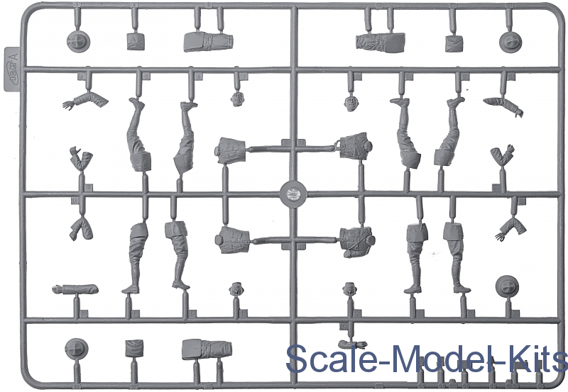 Standard B "Liberty" with WWI US Infantry-ICM plastic scale model kit ...