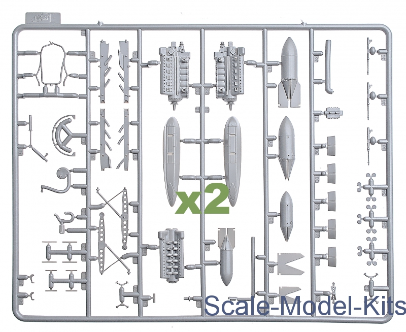 Ju 88A-5 WWII German bomber-ICM plastic scale model kit in 1:48 scale ...
