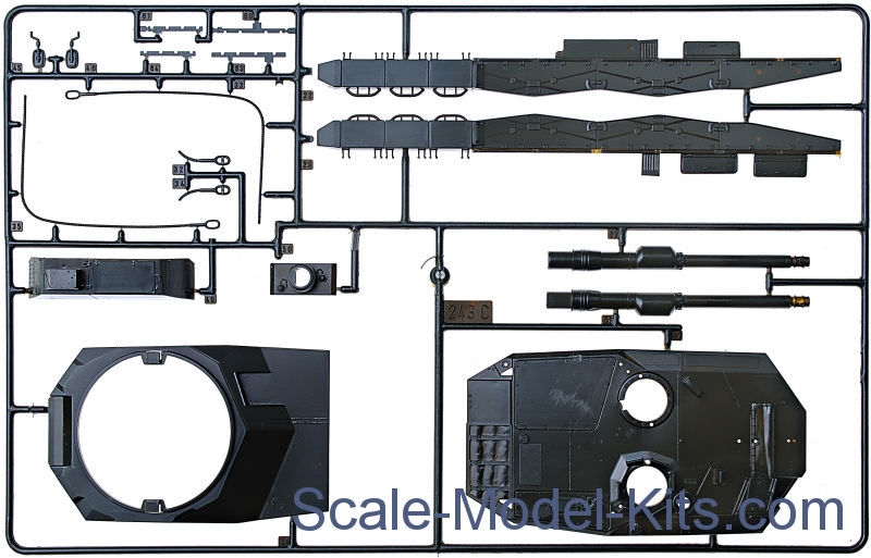 Italeri - Tank Leopard 2A4 - plastic scale model kit in 1:35 scale ...