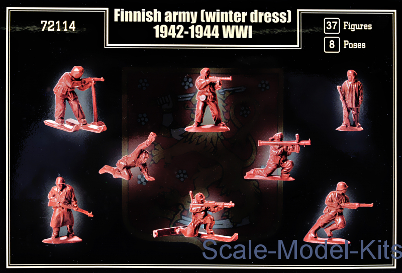 Finnish army (winter dress) 1942-1944-Mars Figures plastic scale model ...