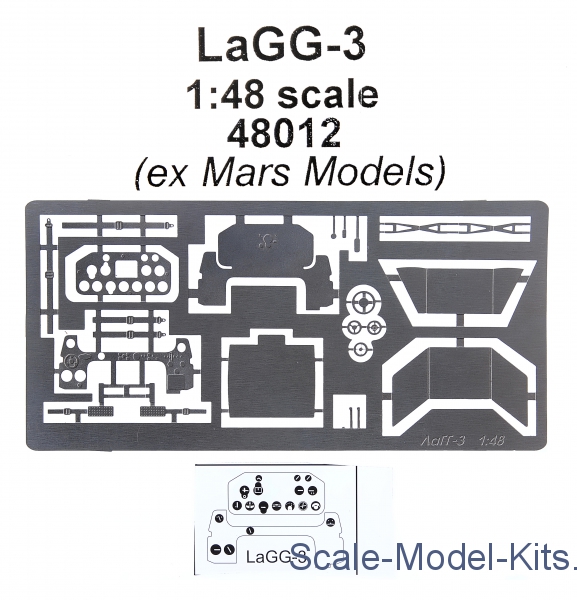 Mars Models - Photoetched for LaGG-3 - plastic scale model kit in 1:48 ...