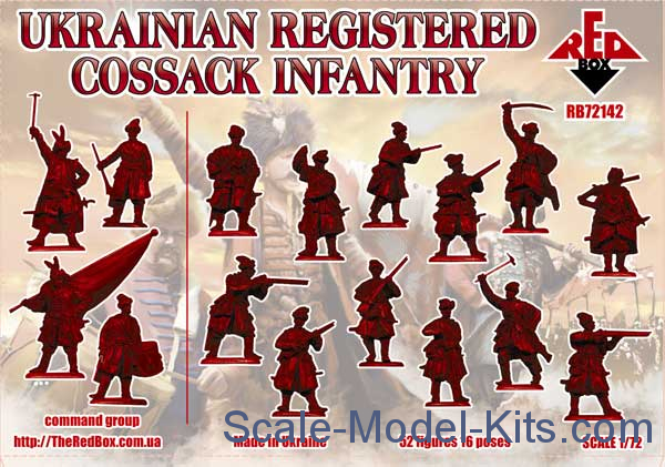 Ukrainian registered cossack infantry. 17th century-Red Box plastic ...