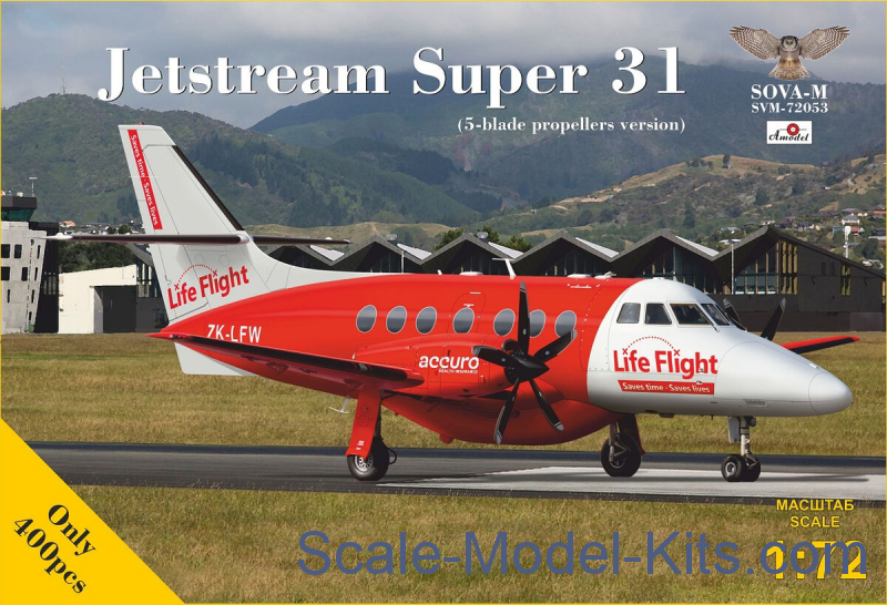 Sova Model - Jetstream Super 31 - plastic scale model kit in 1:72 scale ...